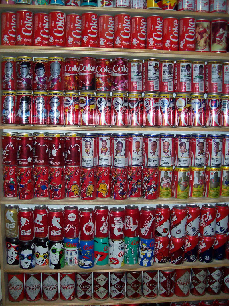 My Coca Cola Cans Collection