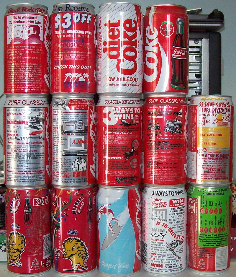 Davide Andreani Coca-cola Home Page - Coca-cola CANS Collectors